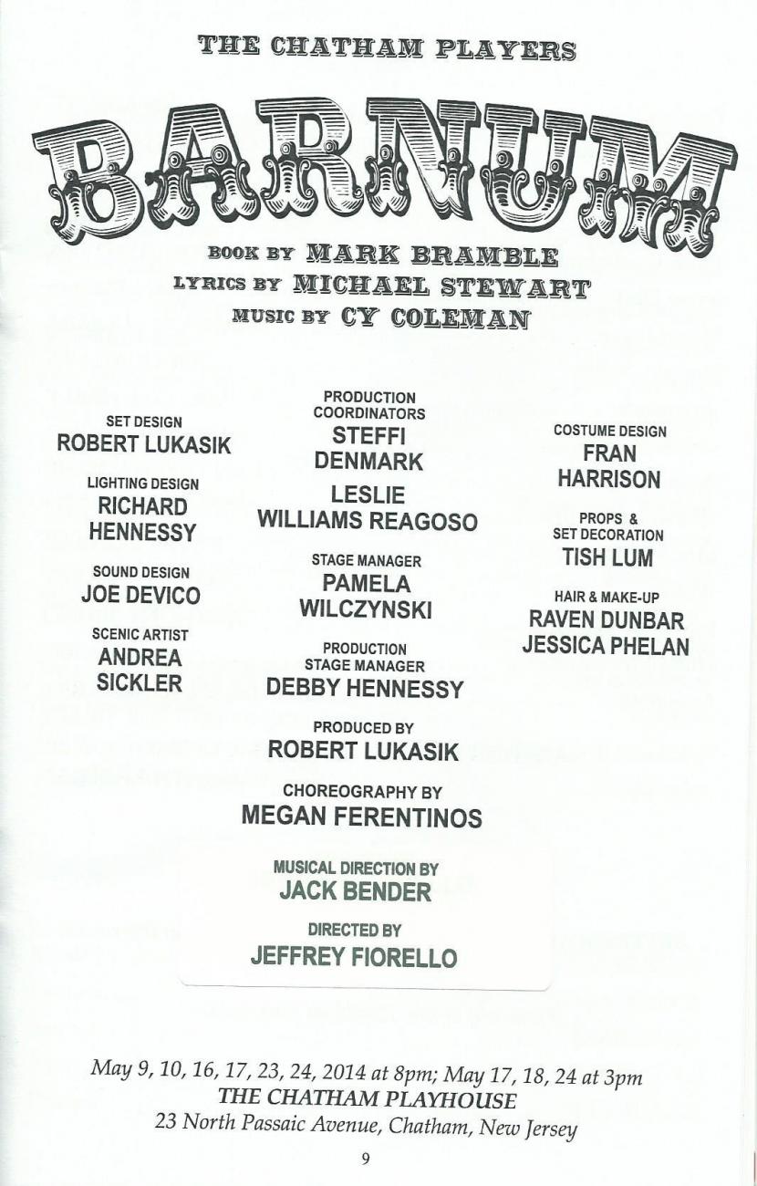 Barnum | Chatham Players